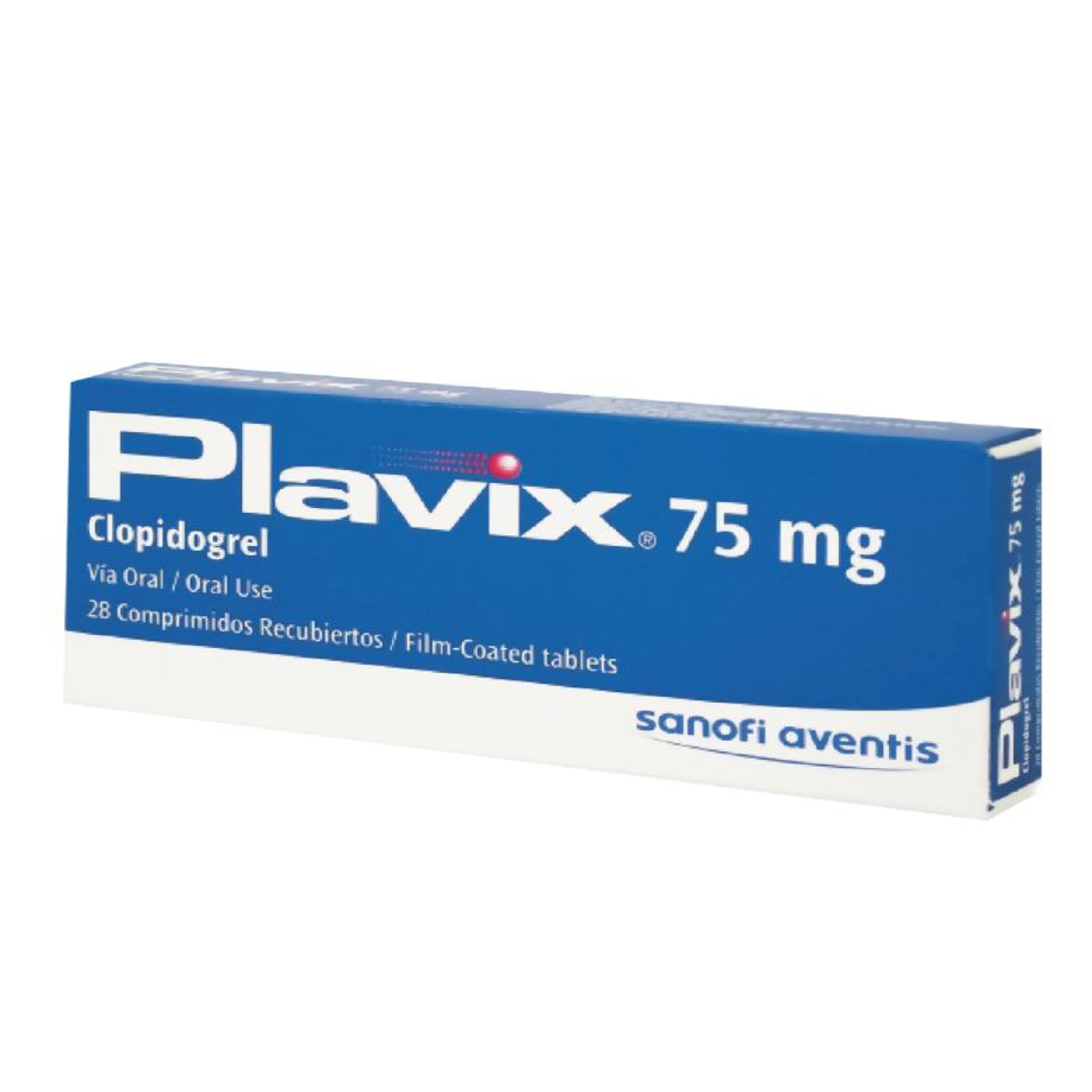 Plavix Clopidogrel 75 Mg Caja X 28 Comprimidos Tableta Sanofi - AXA lo tiene