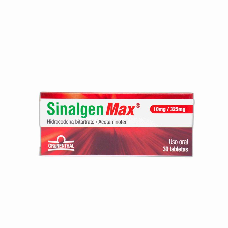 Sinalgen Max 10/325 Mg Caja X 30 Tabletas Grunenthal