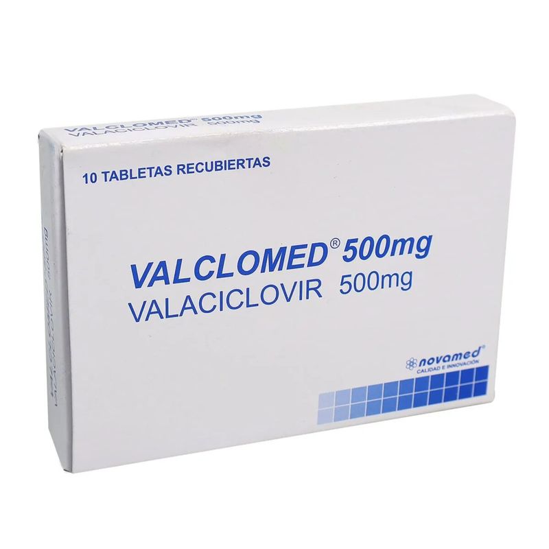 Valclomed Valaciclovir 500 Mg Tabletas Recubiertas Novamed - AXA lo tiene