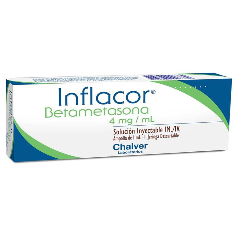 Inflacor Betametasona 4 Mg Jeringa 1 Ml Caja X Ampolla Solución ...