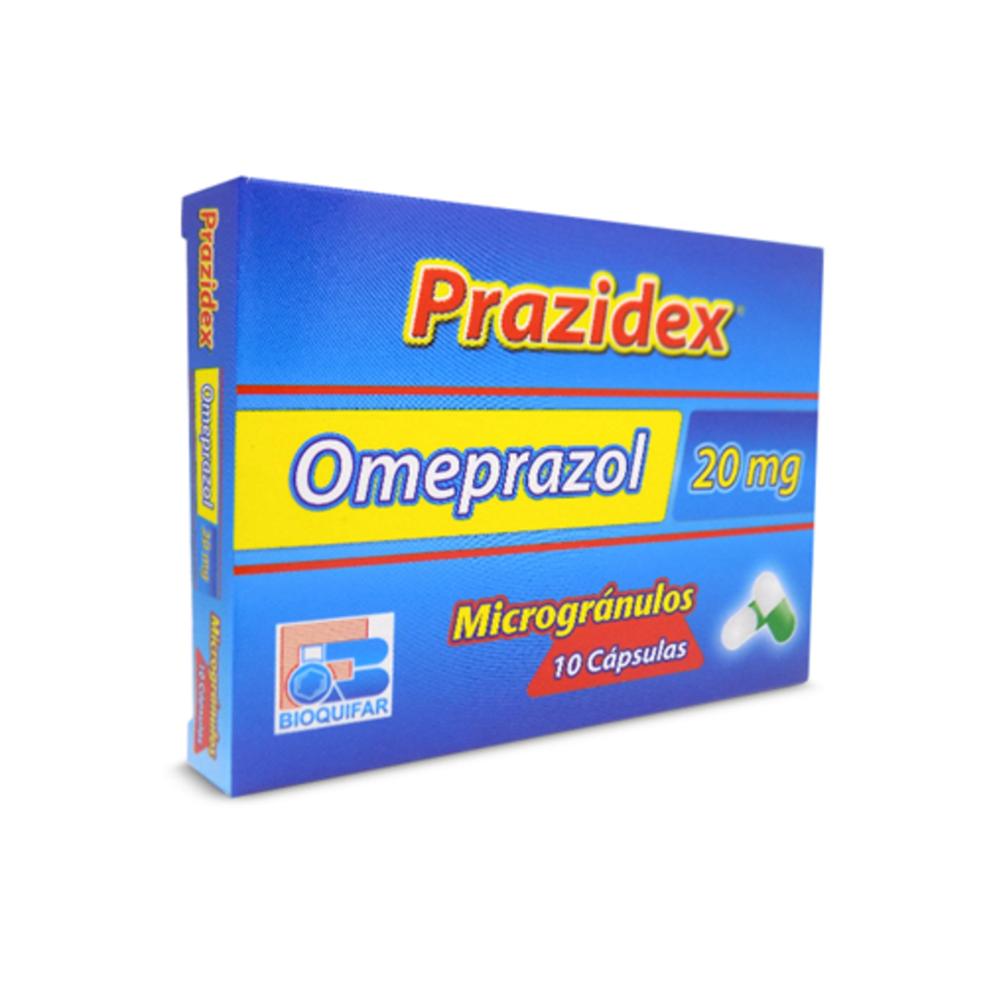 Prozidex 20 Mg Caja X 10 Cápsulas Bioquifar | Axalotiene - AXA lo tiene