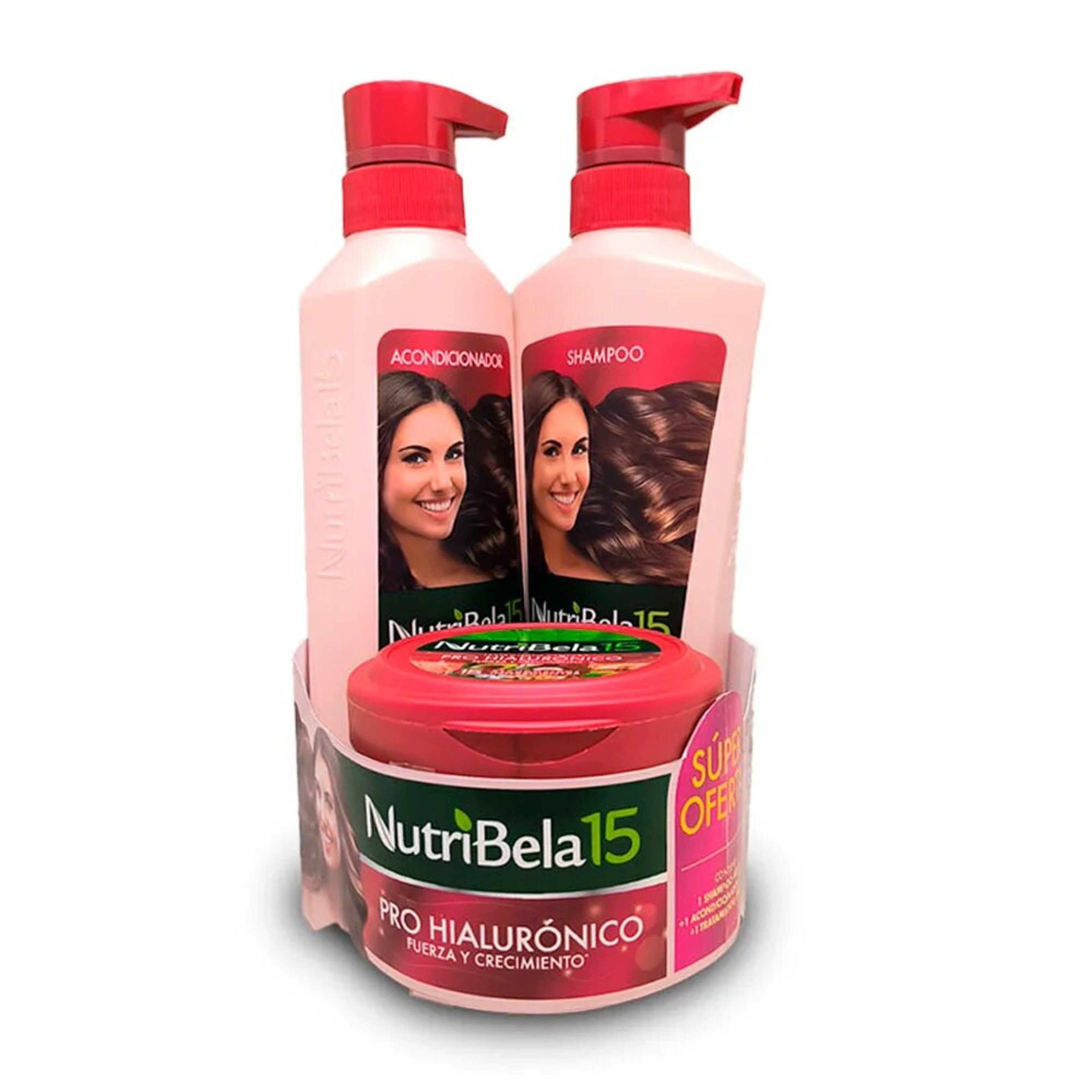 Champú Nutribela Pro Hialuronico 400ml + Tratamiento 300ml + Acond ...