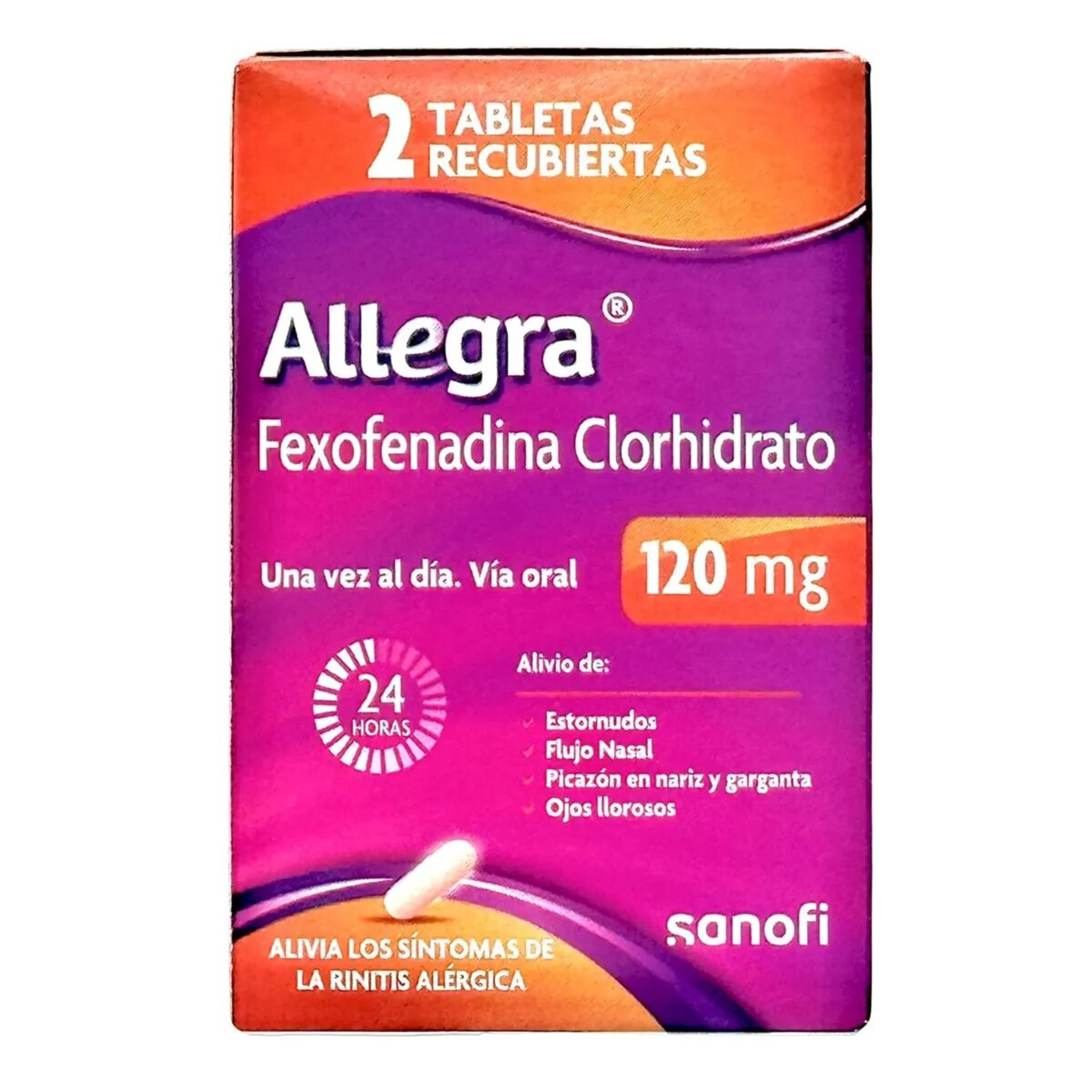 Allegra 120 Mg Caja X 2 Tabletas Opella | Axalotiene