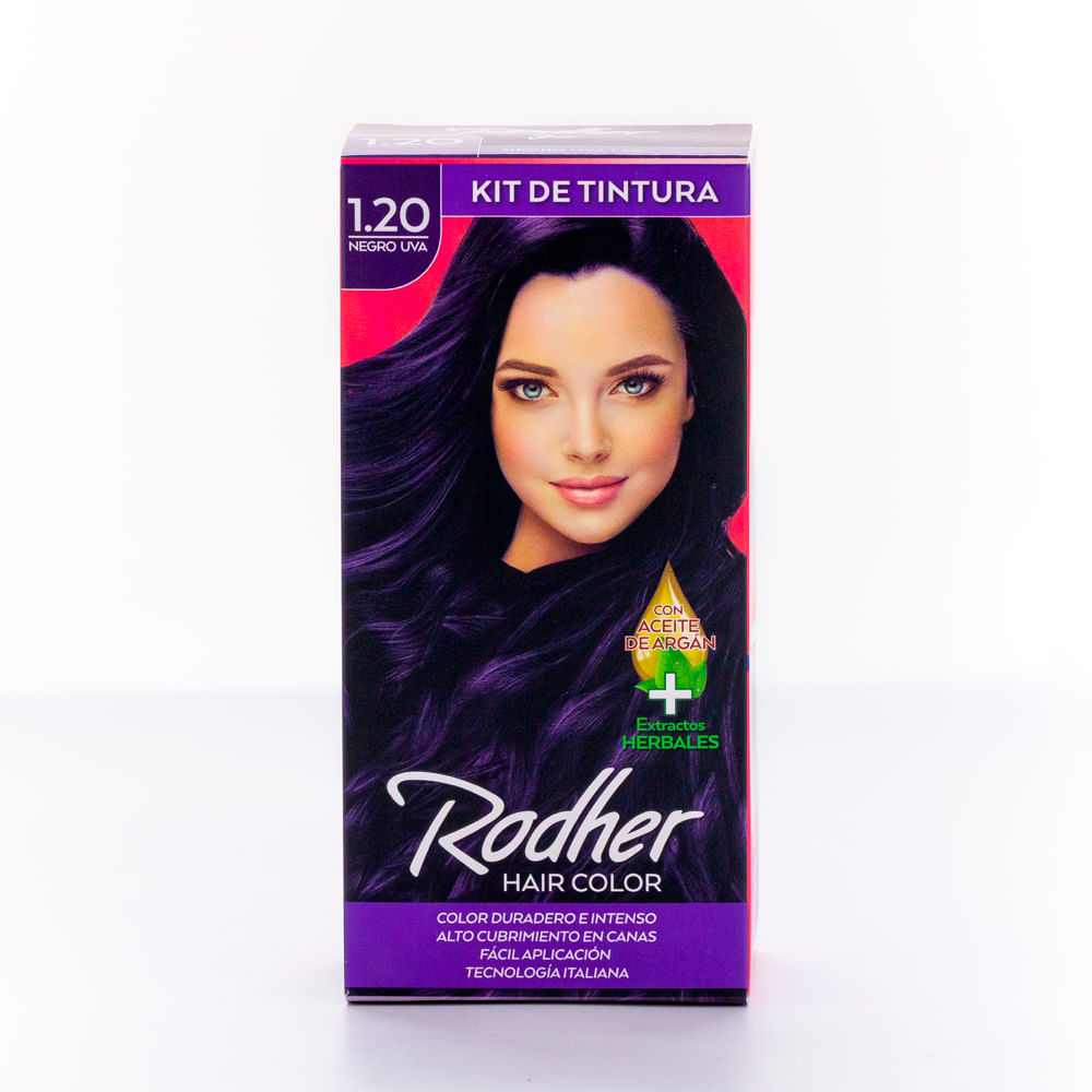 Tinte Rodher negro uva estuche tono 1-20 | Axalotiene