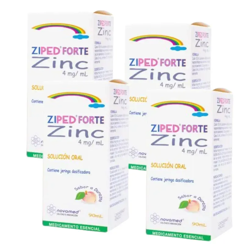 Pack 3+1 Ziped Solución Forte 2mg Frasco 90ml | Axalotiene - AXA lo tiene