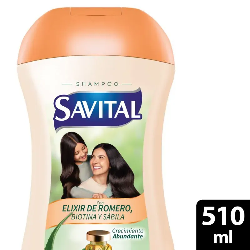 Shampoo Savital Elixir Frasco X 510 ml | Axalotiene - AXA lo tiene