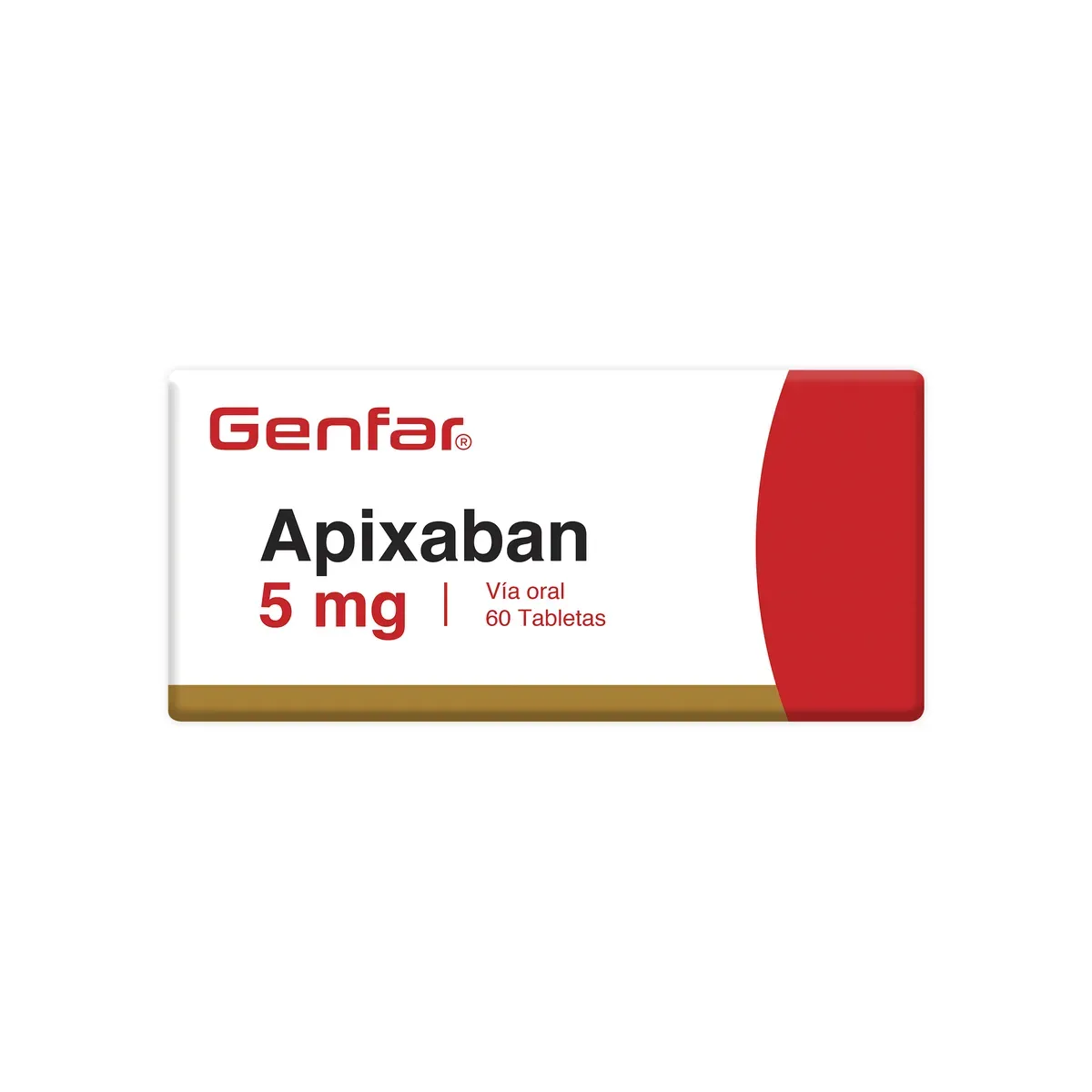 Apixabán 5 mg Caja X 60 Tabletas Unidad | Axalotiene