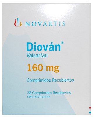Diovan Valsartan 160 Mg Caja X 28 Tabletas Siegfried